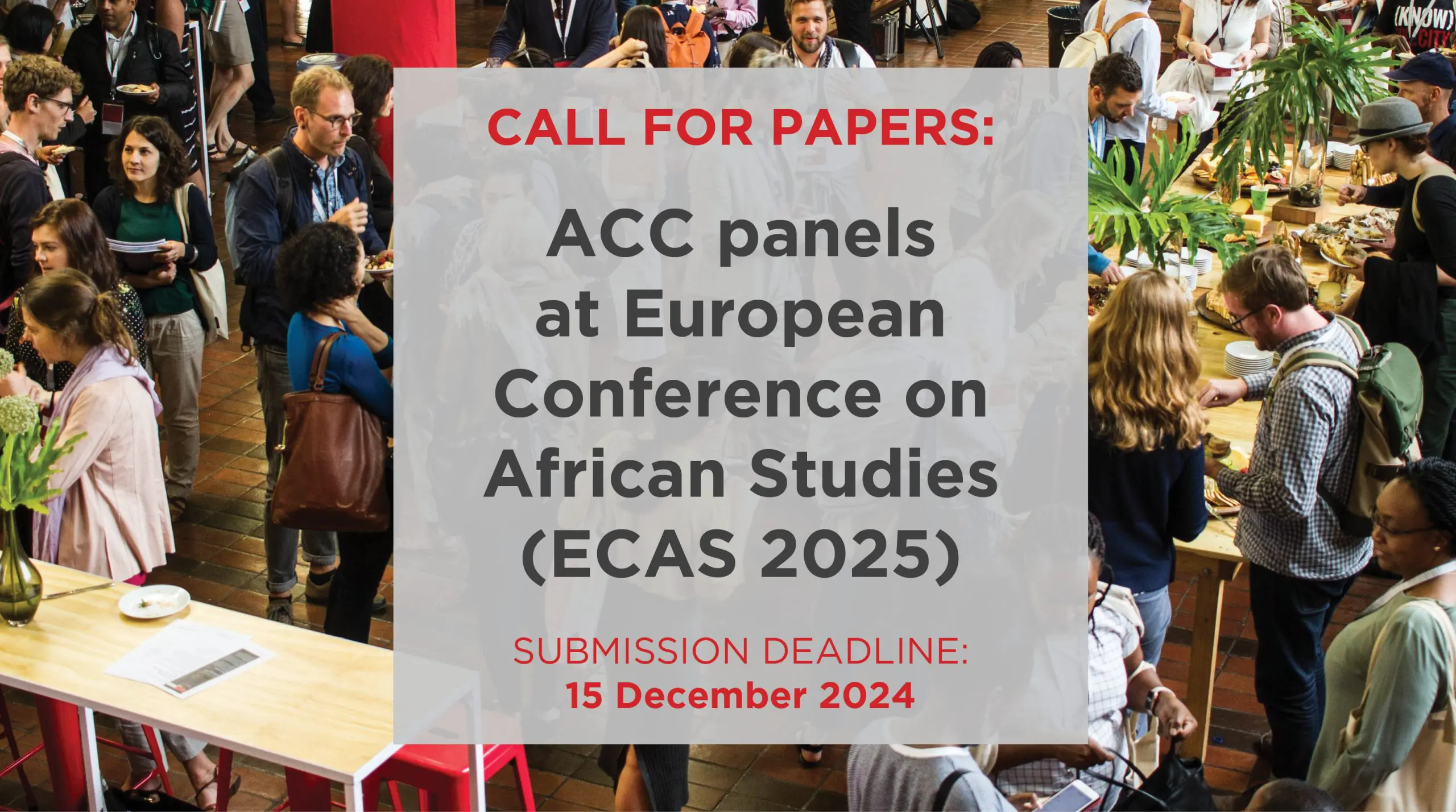 Call for Papers: ACC panels at ECAS 2025 - African Centre for Cities